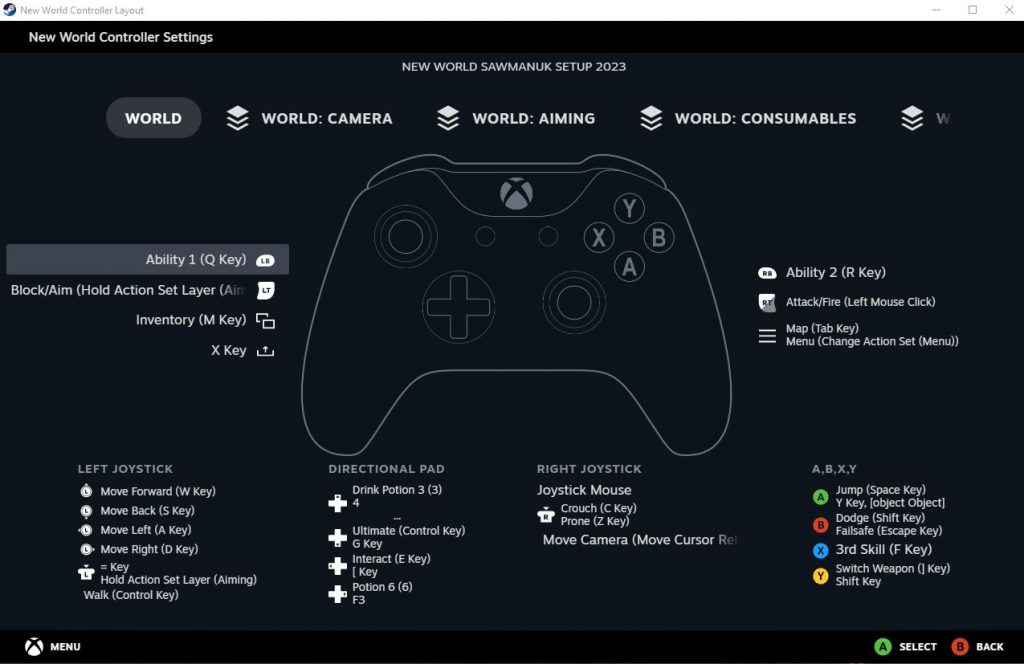New World Controller Setup - DOG WATER GAMING